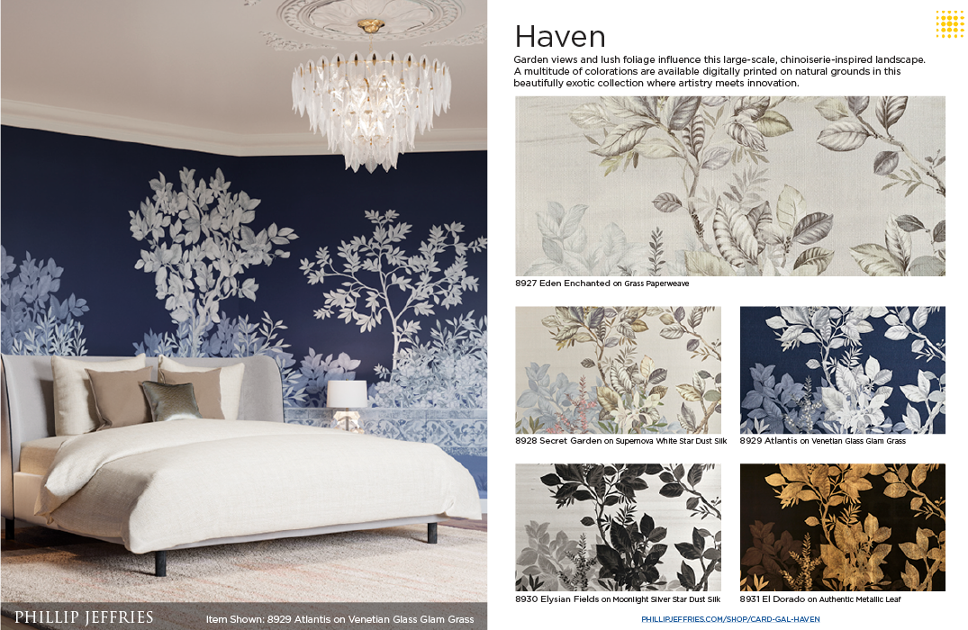 This At-Home Bar Gets A Glow Up With Phillip Jeffries Wallcovering