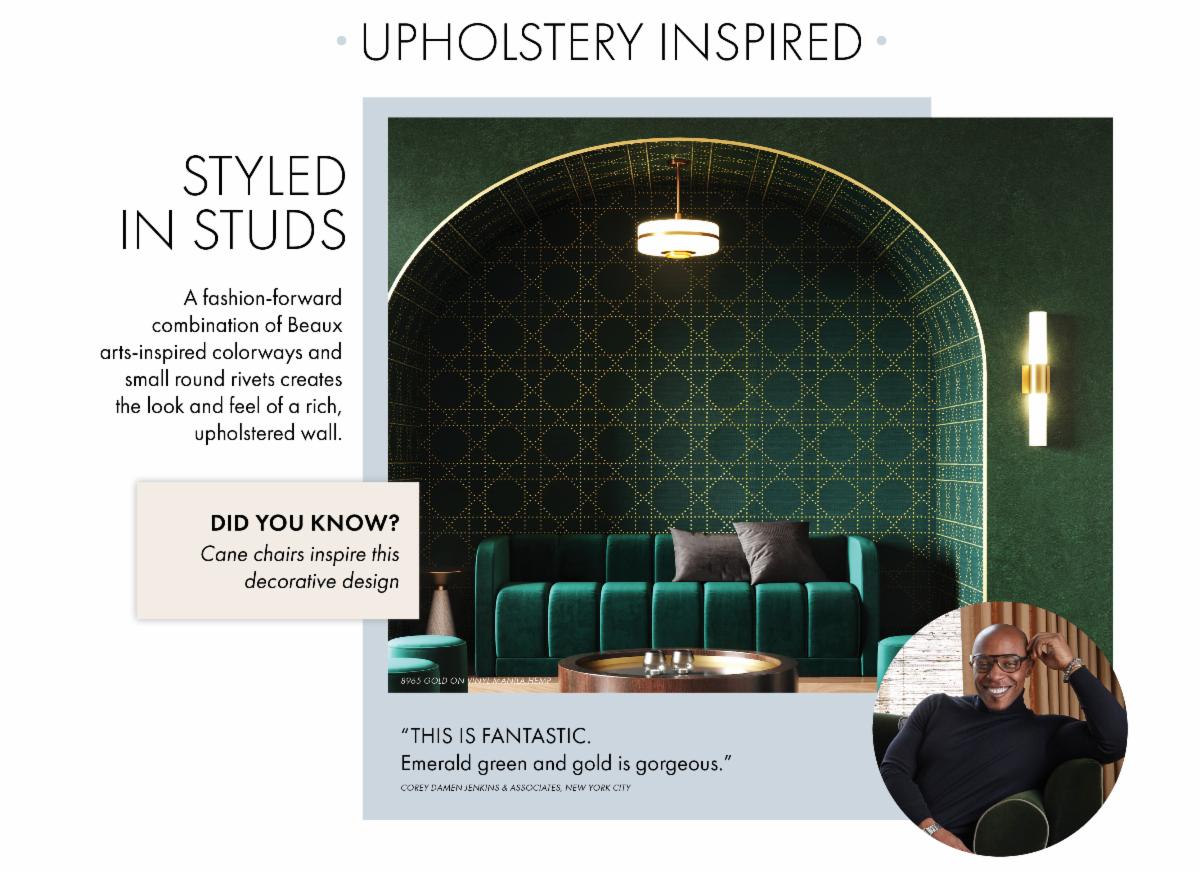 Why Designers Love Phillip Jeffries Rivets® Wallcovering