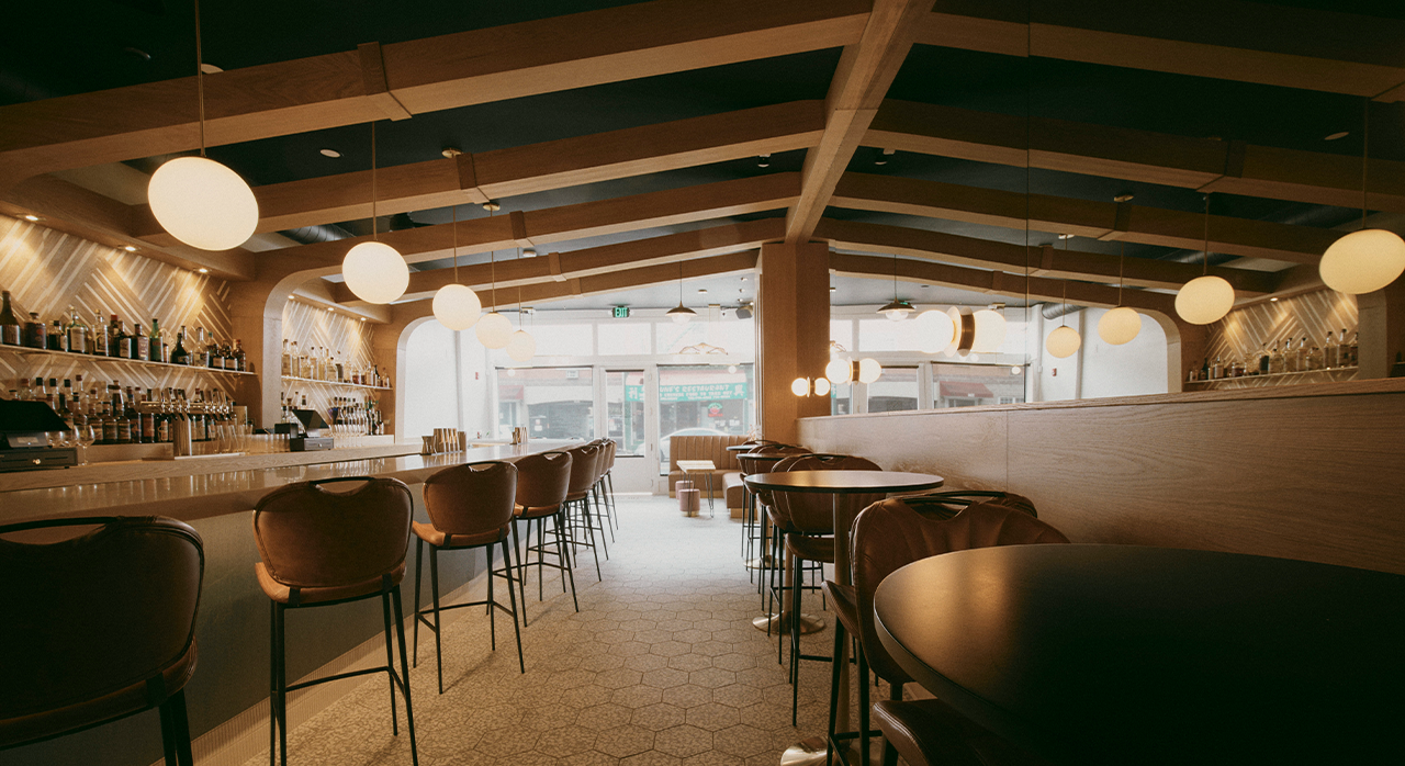 Stunning Before & After Of A Chic Cocktail Bar